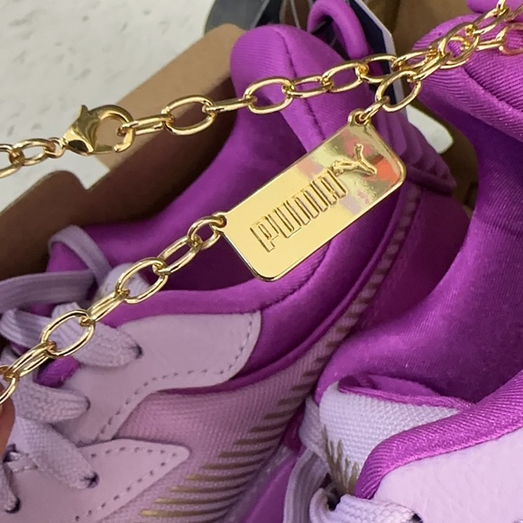 Puma | Shoes | Puma Rsx Womens Purple Gold Pink Rsx New | Poshmark